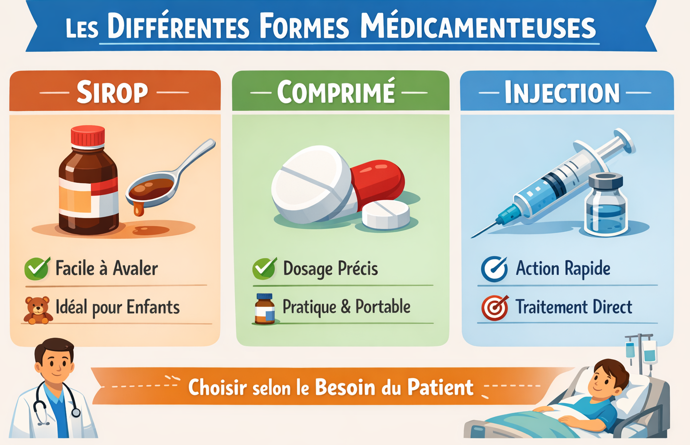 Sirop, comprimé ou injection : comment éviter les erreurs et choisir la ...